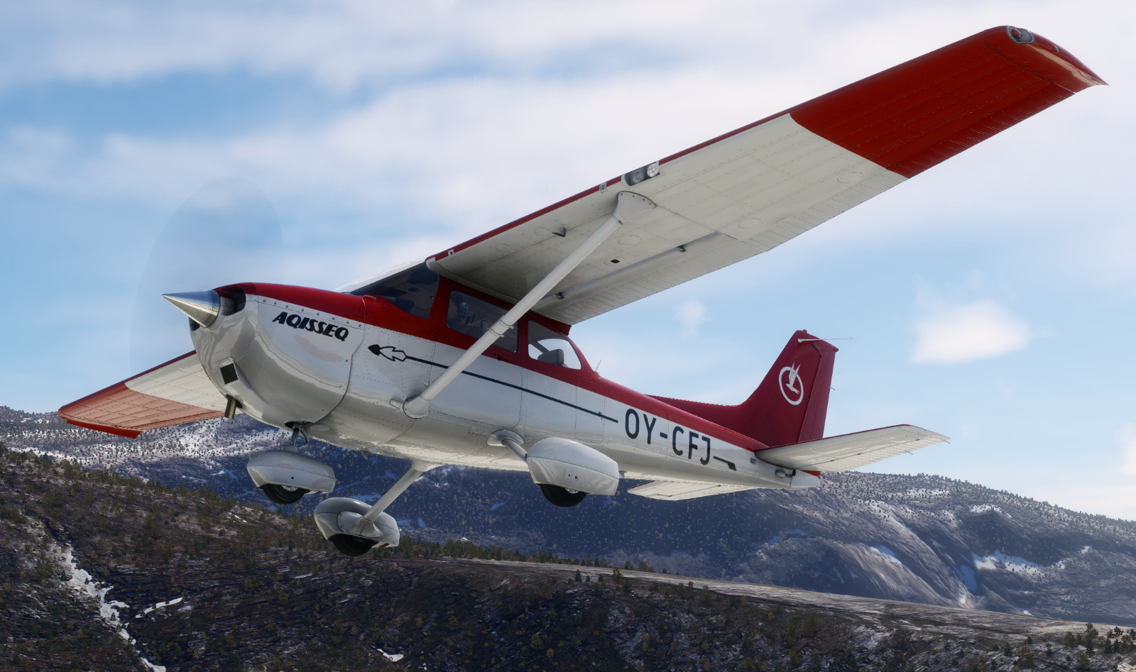 Cessna 172 SP - OY-CFJ - Aqisseq - Aircraft Skins - Liveries - X-Plane ...