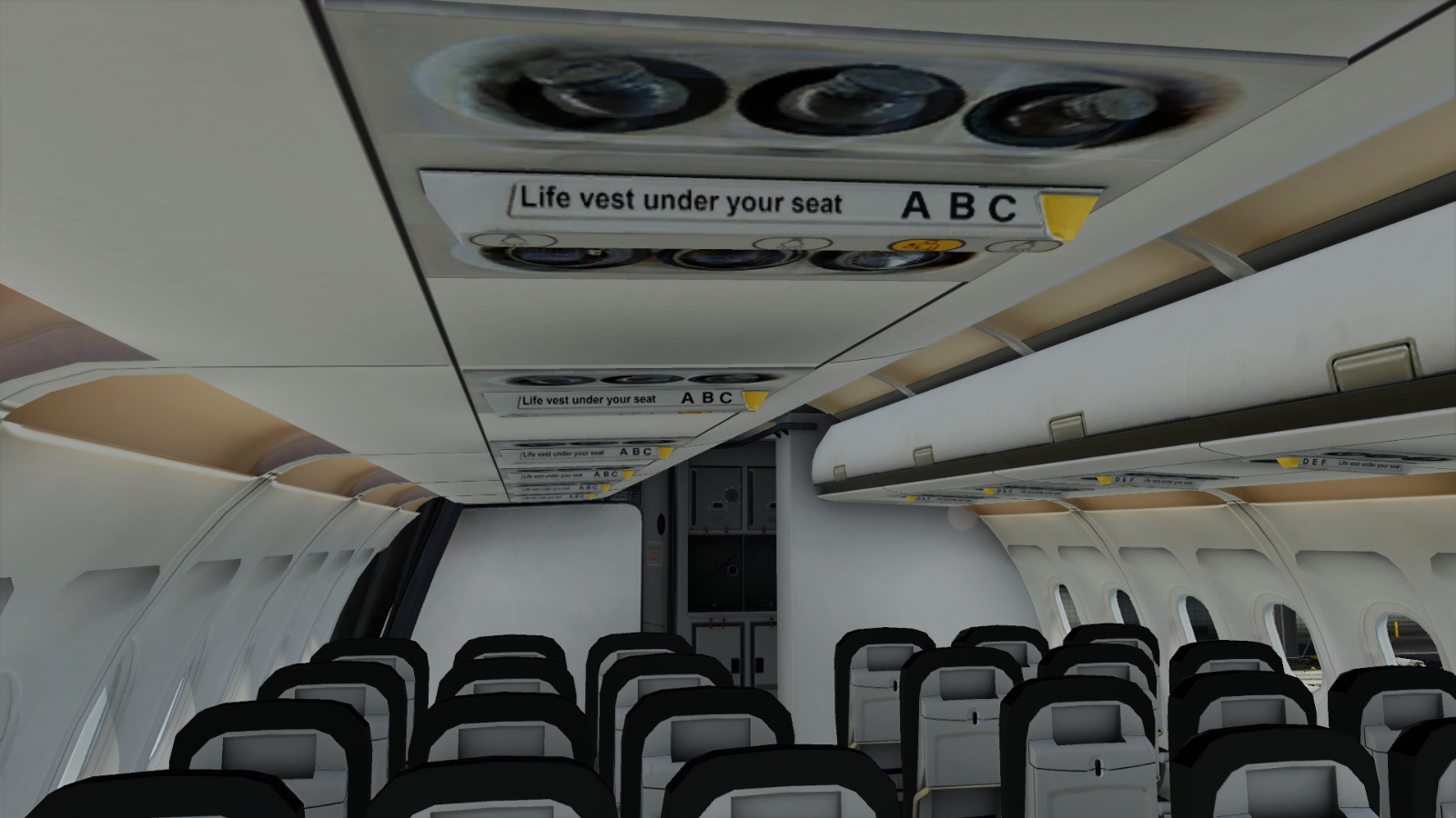Air France A320 family cabin for Toliss - UniCabin - Toliss A320 - X ...