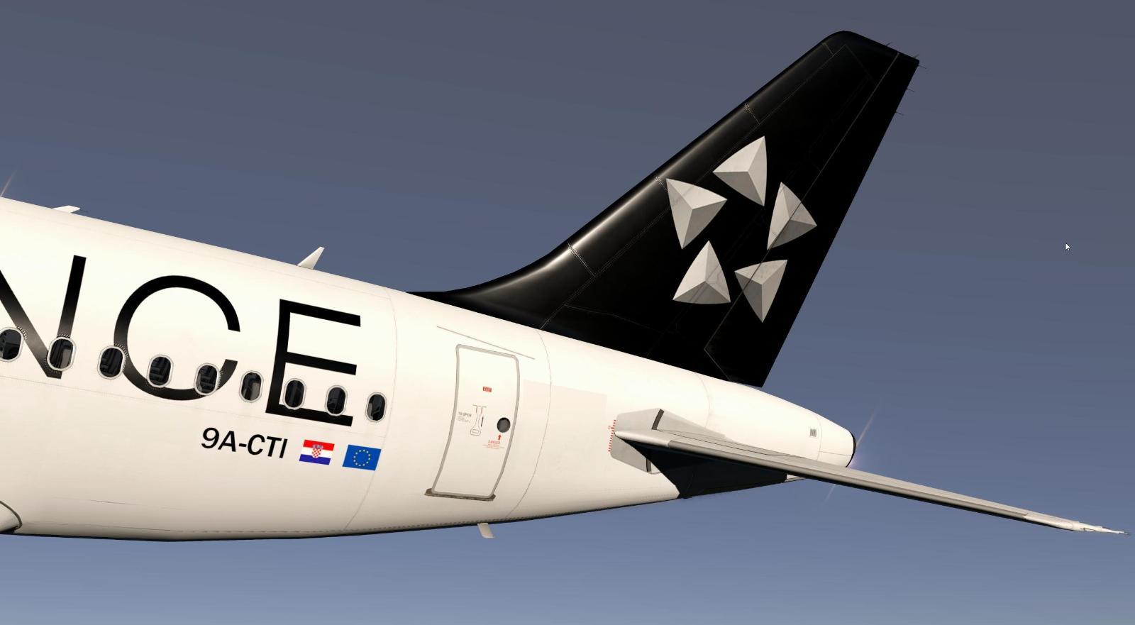 ToLiss A319 Croatia Airlines Star Alliance (New Logo) - Toliss A319 - X ...
