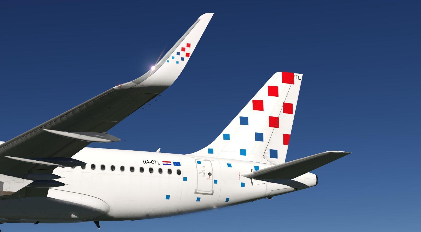 ToLiss A319 Croatia Airlines (New Logo) 35 Years - Toliss A319 - X ...