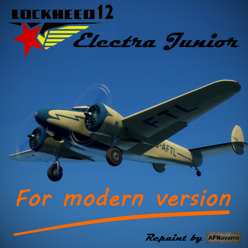 Livery G-AFTL (modern) for L-12 Electra Junior XP12 - Aircraft Skins ...