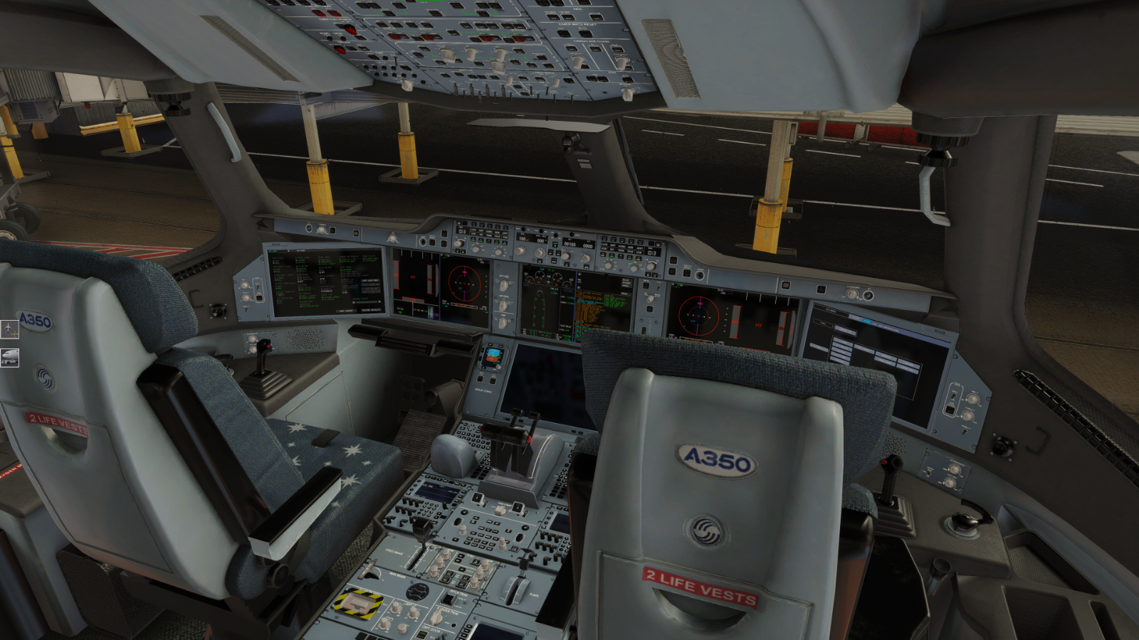 FF A350 cockpit replacement.zip - FlightFactor - X-Plane.Org Forum