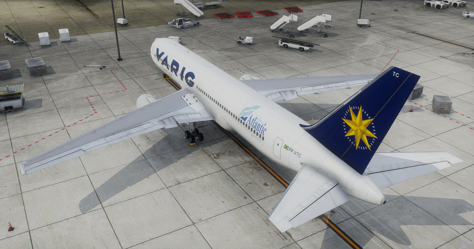 FF Boeing 767-300 Varig PP-VTC PW No Winglet - FlightFactor - X-Plane ...