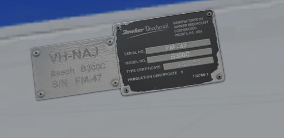 RFDS VH-NAJ (New Livery) | Airfoillabs B350 - Aircraft Skins - Liveries ...