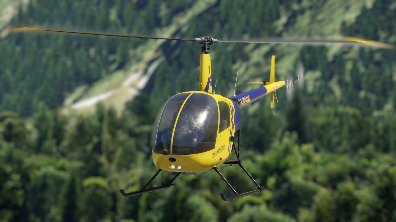 XPL12 Default R22 livery (VH-PHK) - Aircraft Skins - Liveries - X-Plane ...