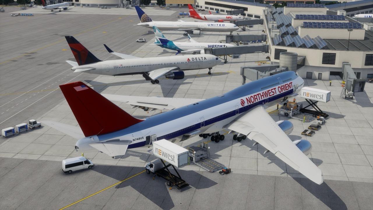 SSG 747-8i Northwest Orient - SSG Liveries - X-Plane.Org Forum