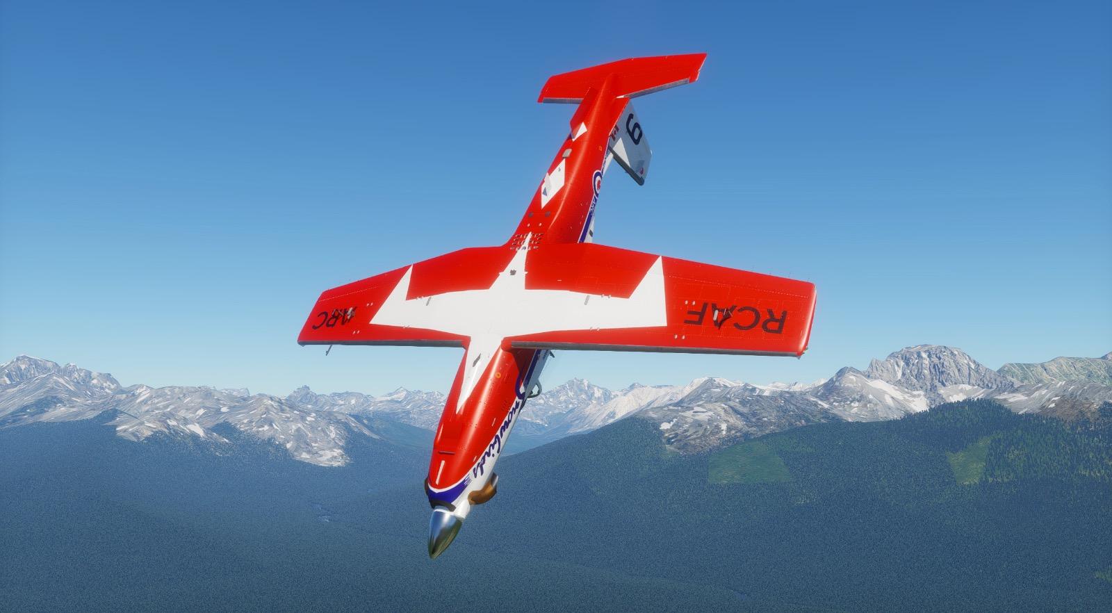 AOA Simulations T-6A/CT-156 Harvard II RCAF Snowbirds - T-6A Texan II ...
