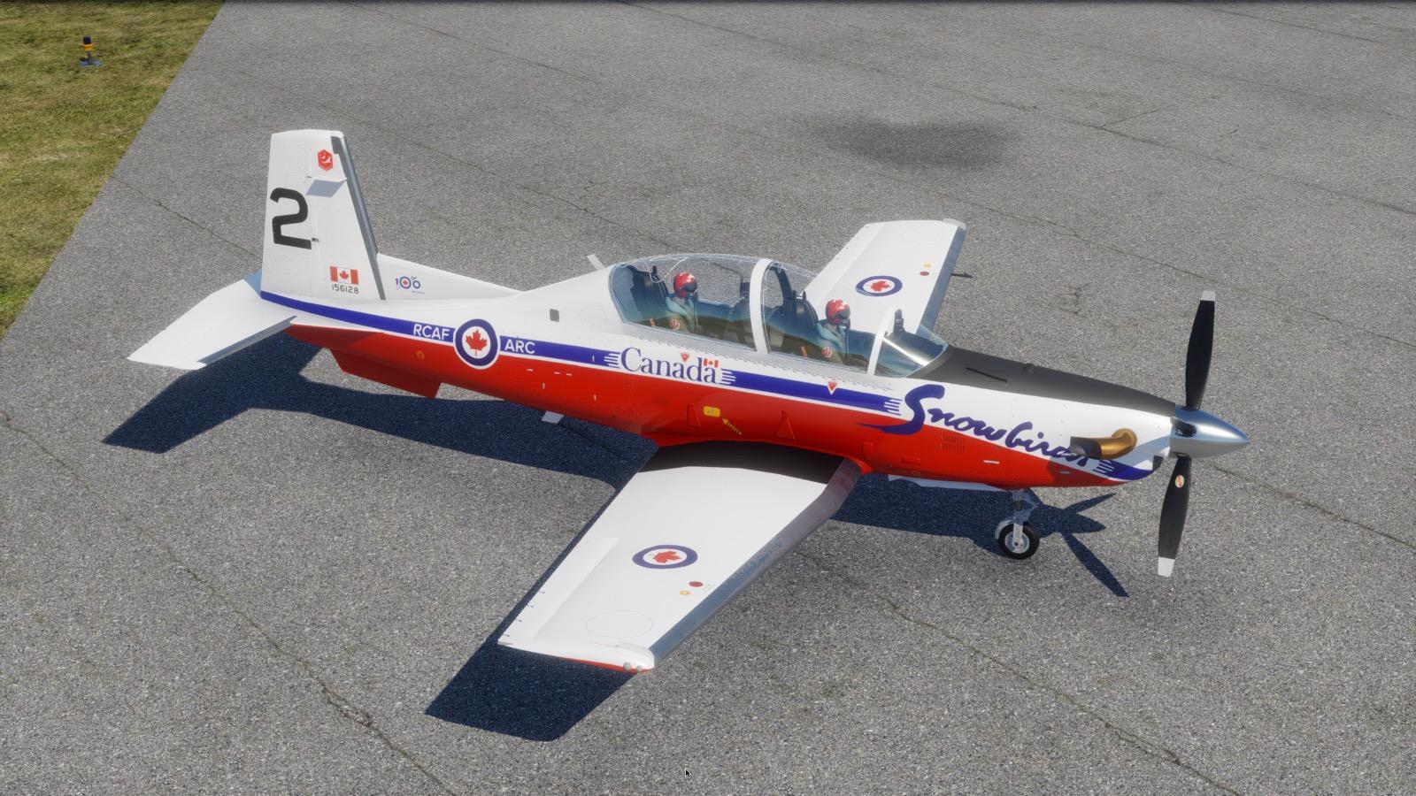 AOA Simulations T-6A/CT-156 Harvard II RCAF Snowbirds - T-6A Texan II ...