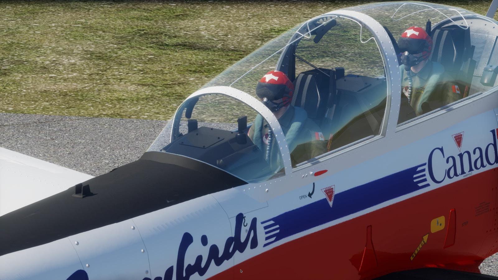 AOA Simulations T-6A/CT-156 Harvard II RCAF Snowbirds - T-6A Texan II ...