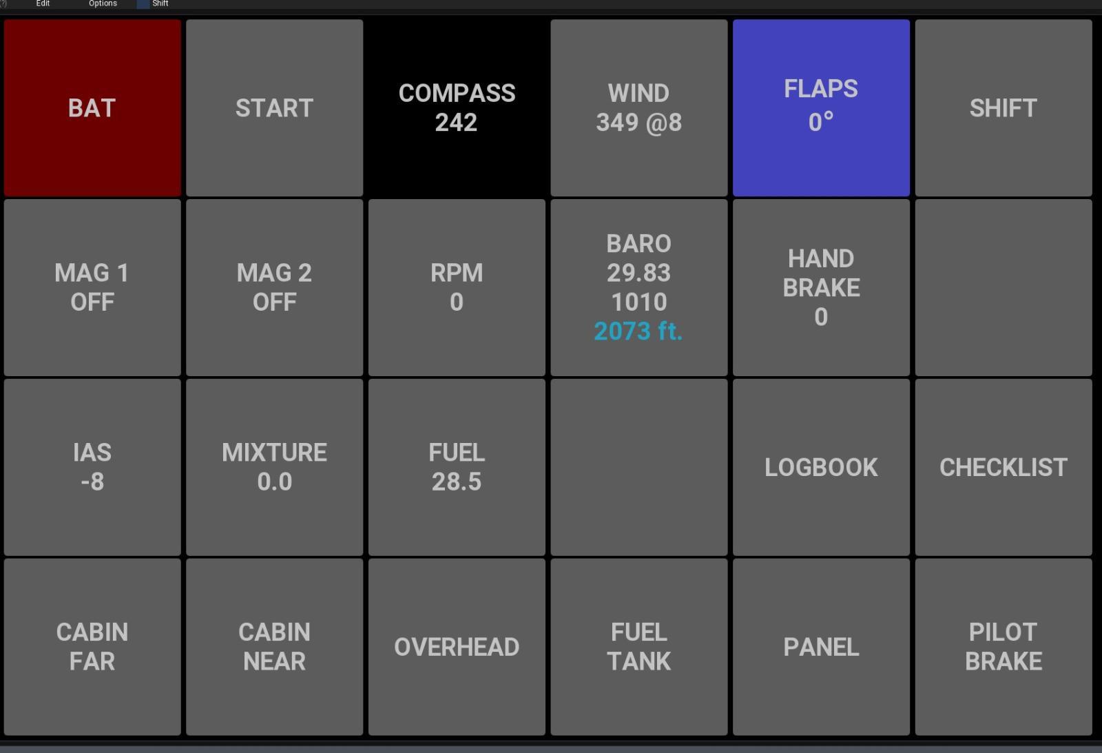 Aerolite 103 X-Keys configuration - X-KeyPad Configurations - X-Plane ...