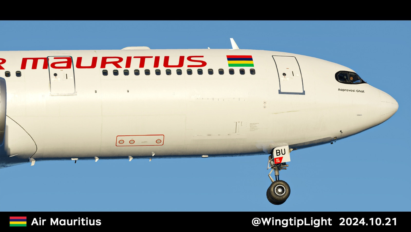 [8K] ToLiss A330-900neo Air Mauritius 3B-NBU - Toliss A330 - X-Plane ...