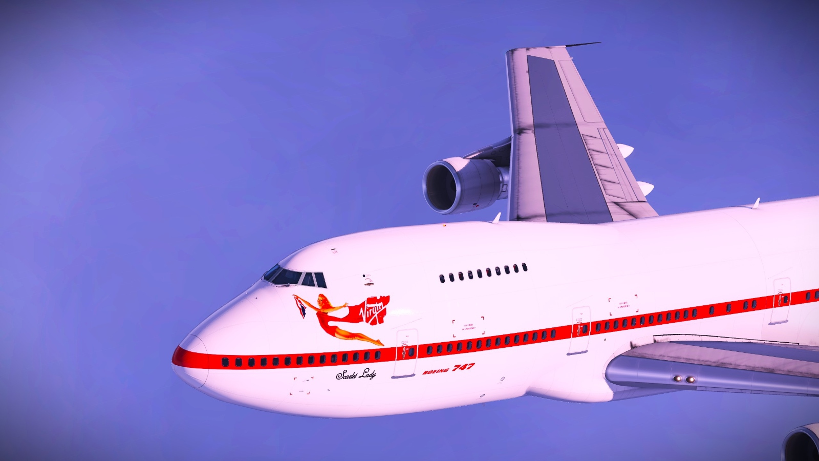 Felis 747 Virgin Atlantic G-VGIN 'Scarlet Lady' [ULTRA] - Other ...
