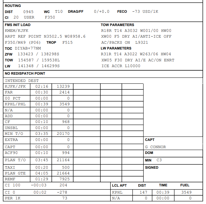 How can I check the reserve fuel value in UAL 2018 OFP? - XP11 General ...