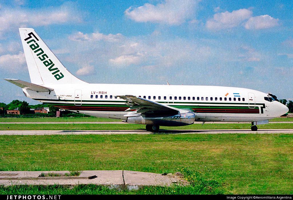 FJS 732 Aerolineas Argentinas 1989 (Transavia) - 732 TwinJet Paints - X ...