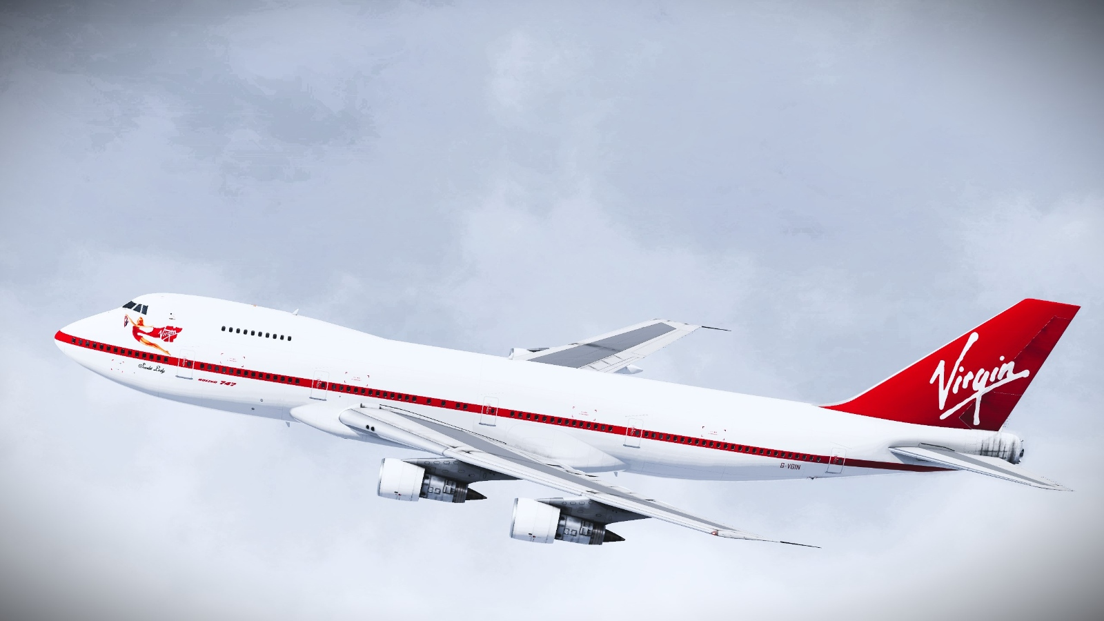 Felis 747 Virgin Atlantic G-VGIN 'Scarlet Lady' [ULTRA] - Other ...