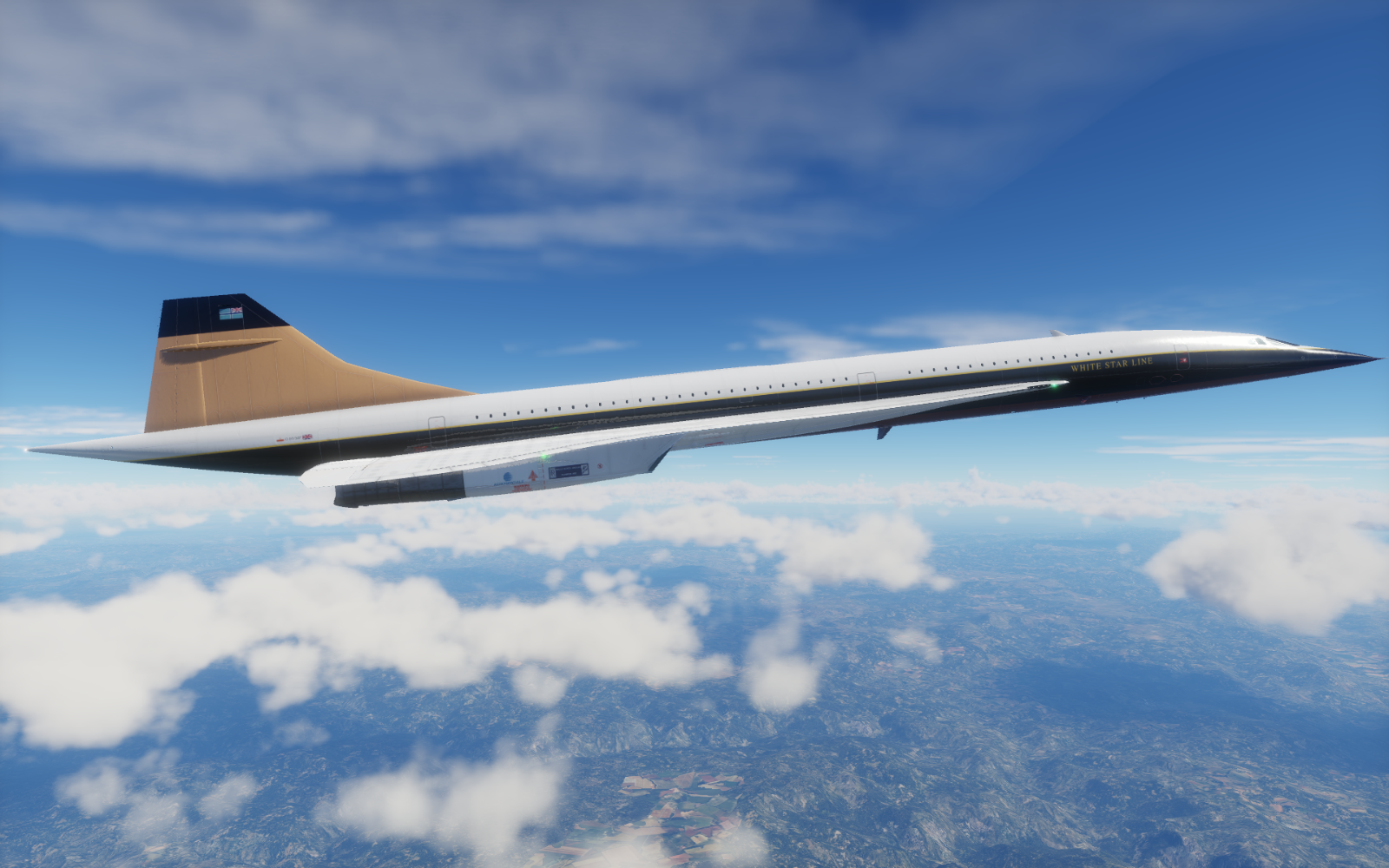 White Star Line "Auroric" Livery (Colimata Concorde) - Concorde by ...