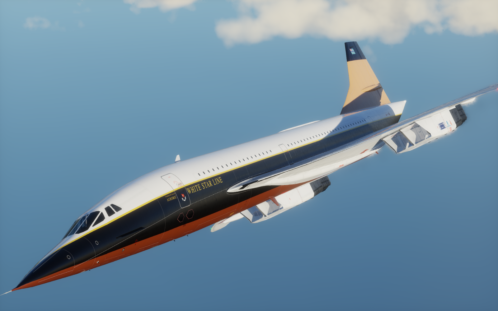 White Star Line "Auroric" Livery (Colimata Concorde) - Concorde by ...