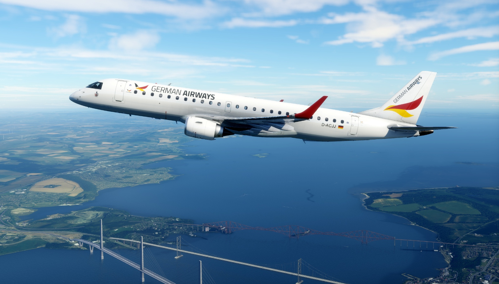 German Airways D-ACJJ Standard Livery - E-Jets Family by X-Crafts - X ...