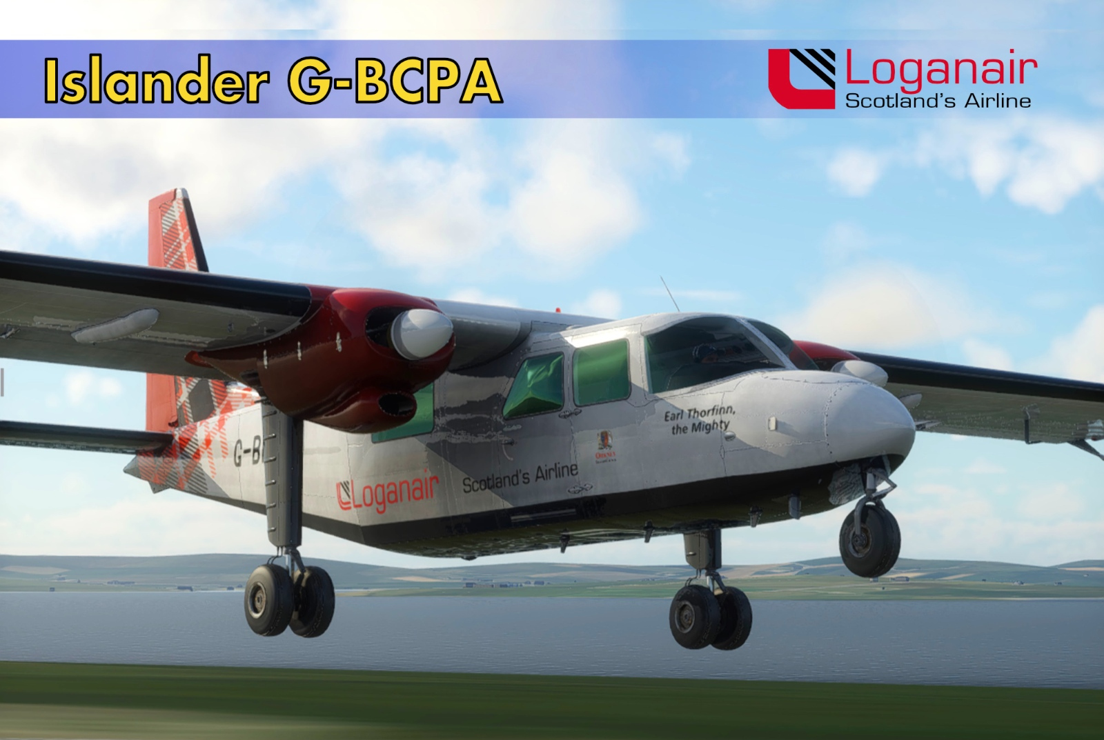 Loganair G-BPCA Livery for Thranda Islander. - BN-2A Islander XP12 - X ...