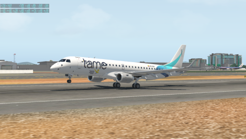 Embraer E-JET E190 TameEp Final Livery (HC-CGG) - Freeware E175-E195 by ...