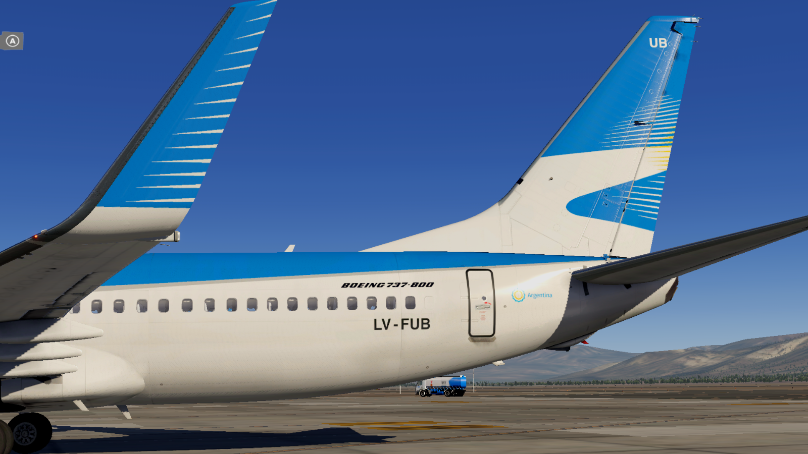 Boeing B737-800NG Zibo Aerolineas Argentinas Livery Pack - Zibo 737 - X ...