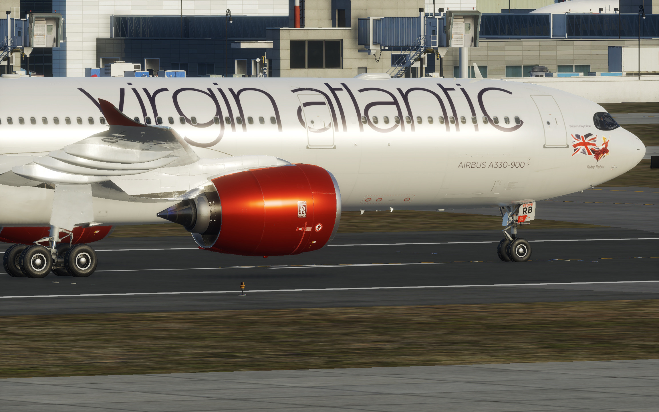 Virgin Atlantic ToLiss A330-900 Livery | G-VSRB | Ruby Rebel | 40th ...
