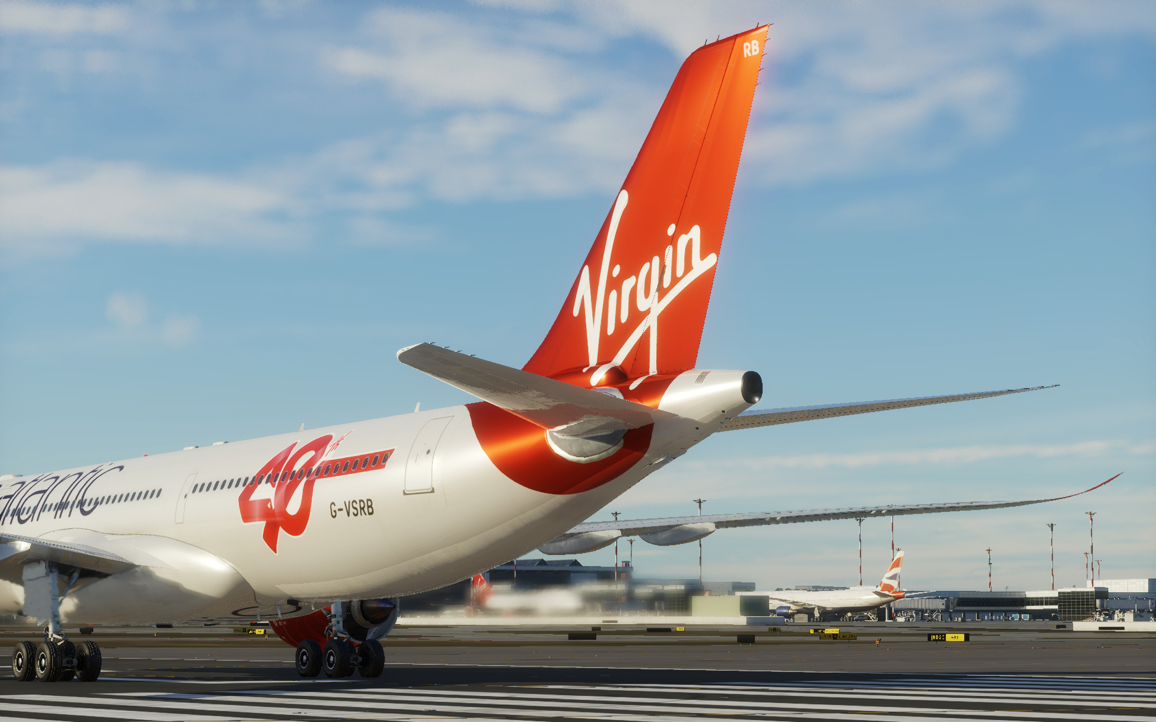 Virgin Atlantic ToLiss A330-900 Livery | G-VSRB | Ruby Rebel | 40th ...