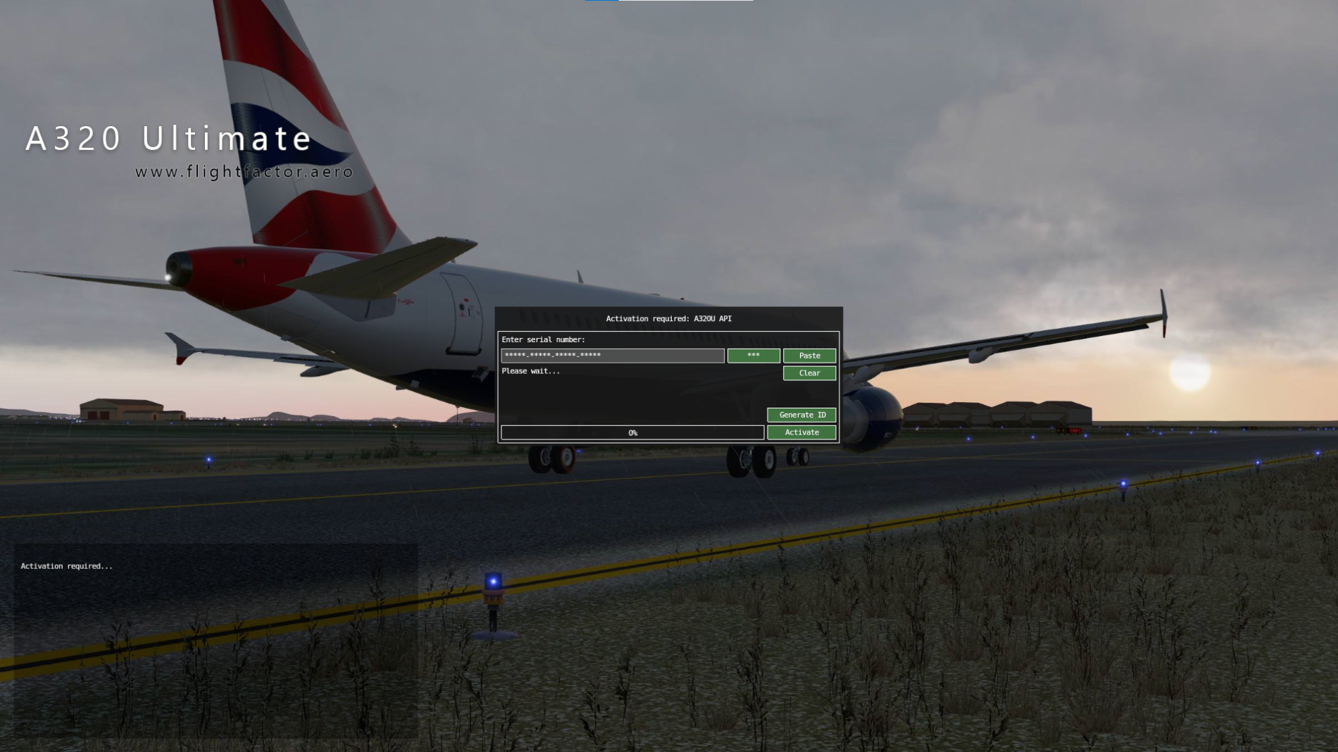 Endless key activation[SOLVED] - 320 Ultimate by FlightFactor - X-Plane ...