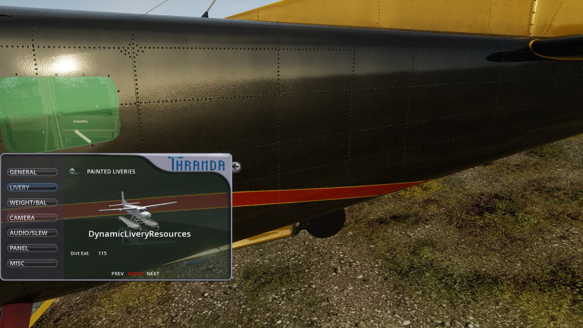XP12 C208 Caravan ...Livery Configuration / Panel Configuration ...