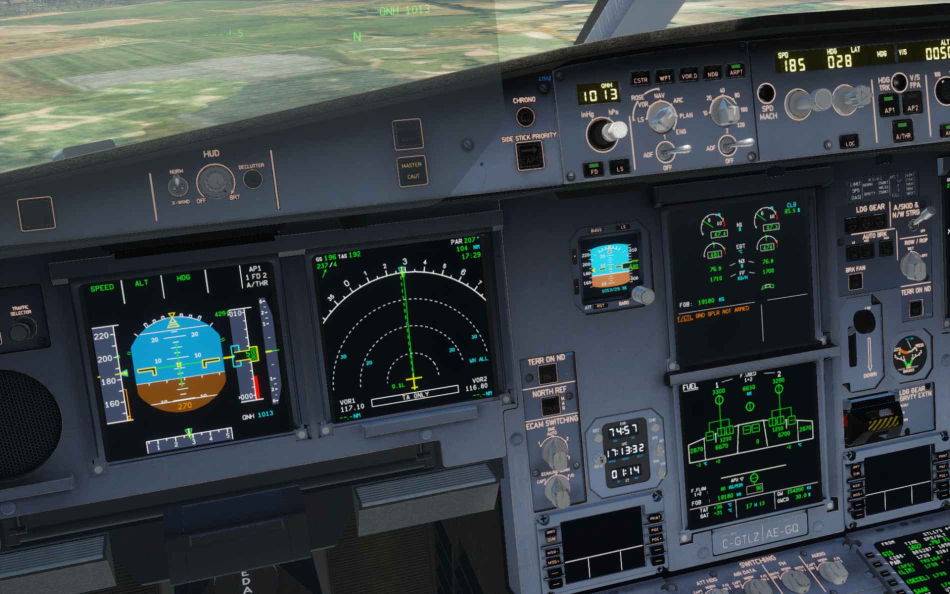 Small numbers next to altitude display? - Airbus A330-900 - X-Plane.Org ...