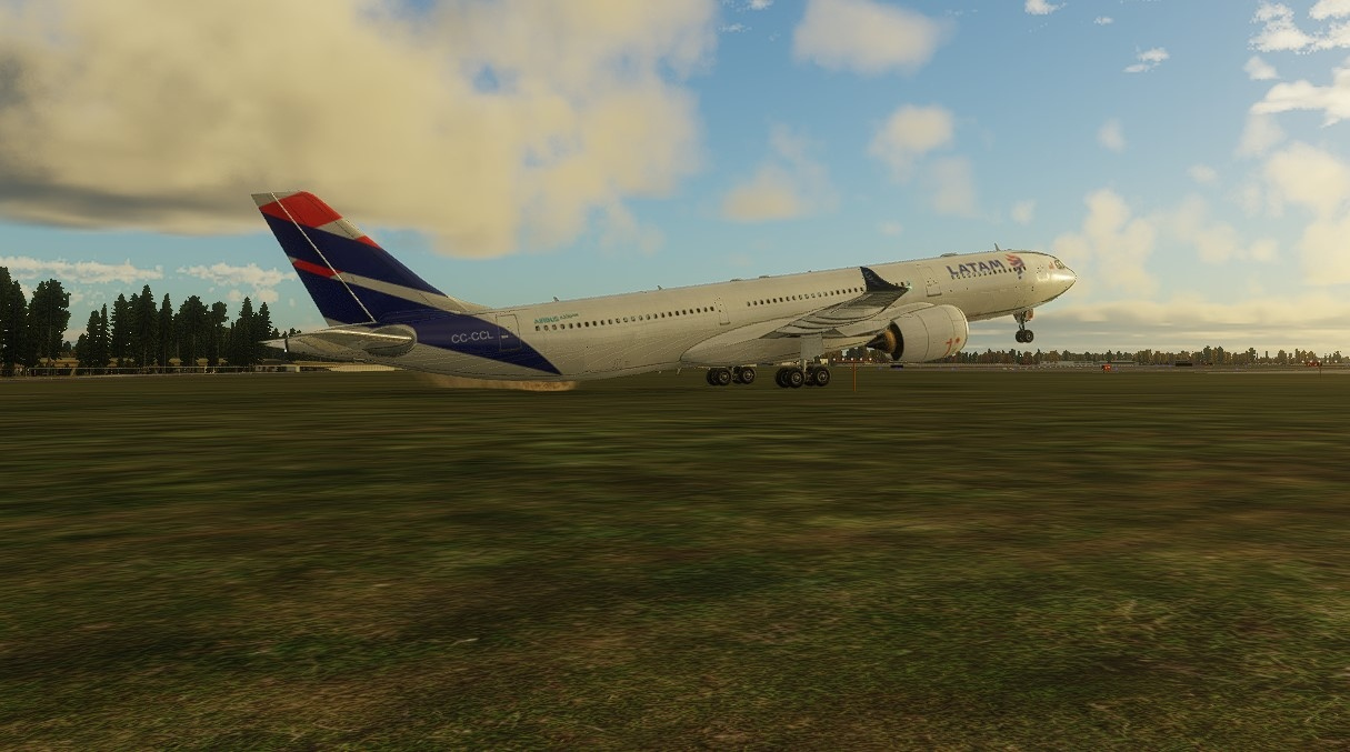 A330-900 Moves backward and slides on tail skid! - Airbus A330-900 - X ...