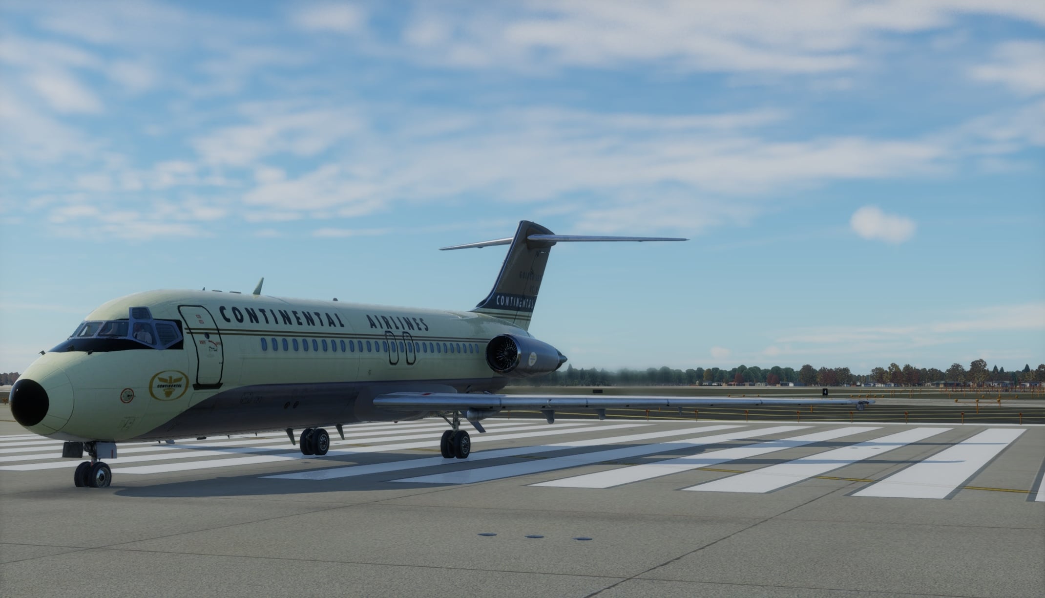 Continental Airlines Golden Jet DC-9-20 - Other Aircraft Livery - X ...