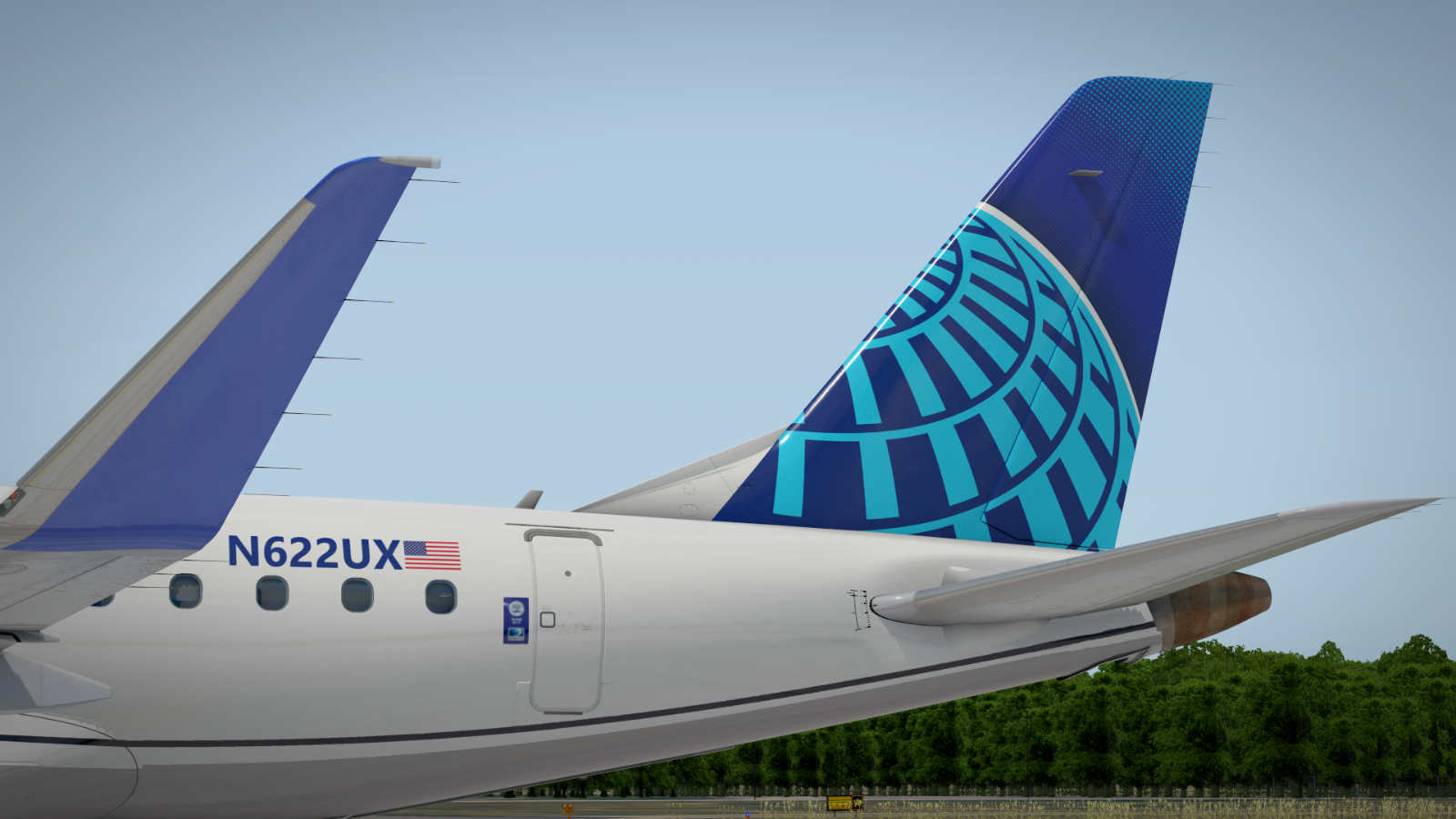 4K United E175 by Skywest - Evo Blue Livery Pack - E-Jets Family by X ...