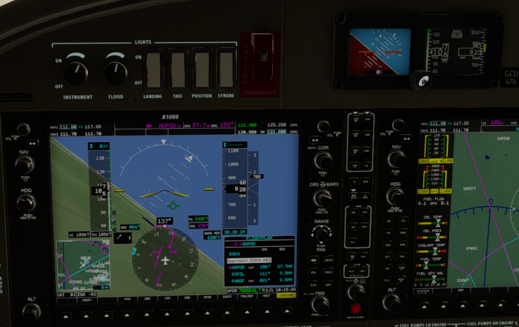 G1000 ai pointer moves the inverse of what it should do! - Diamond DA42 ...