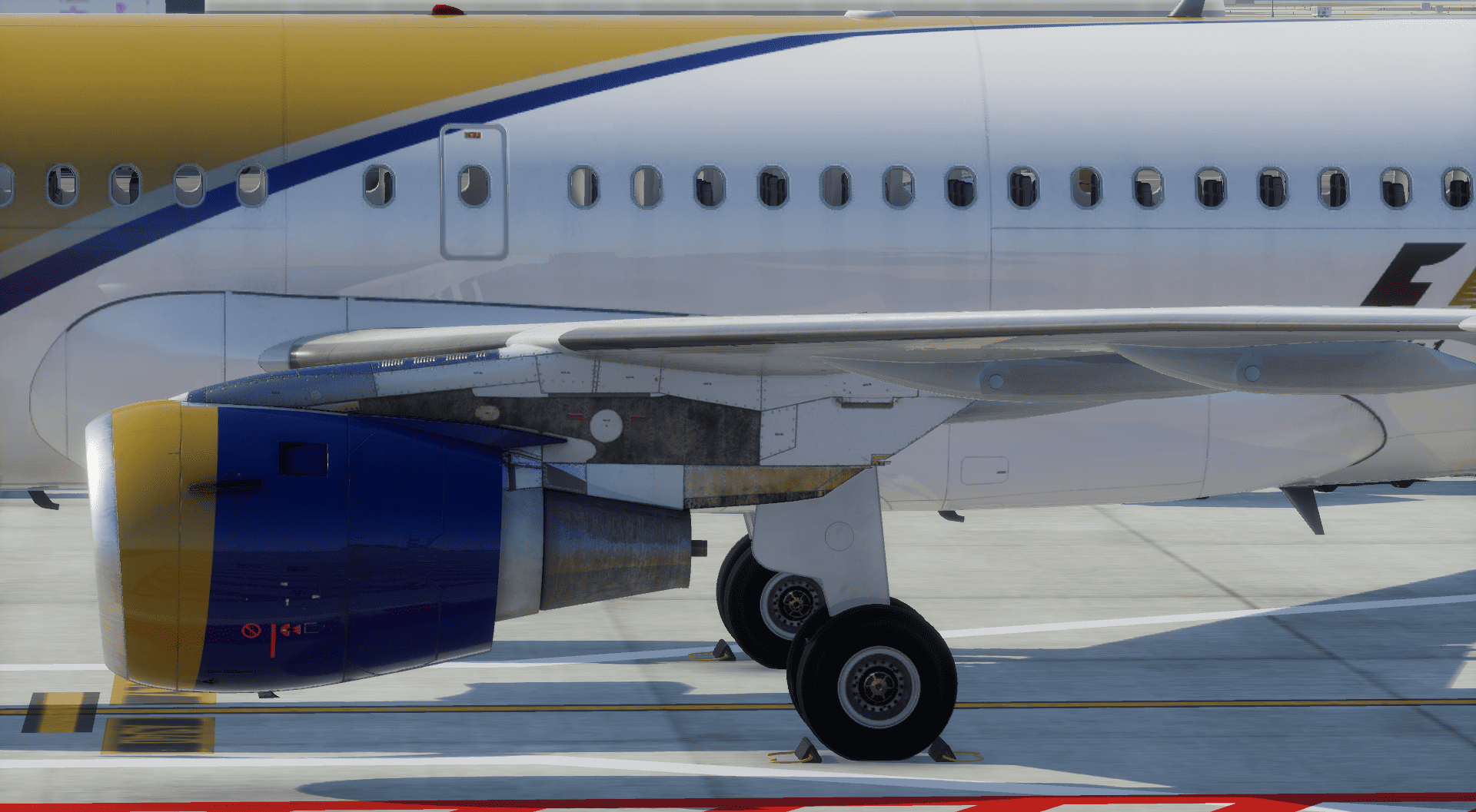 Gulf Air engine livery for Carda's CFM - Toliss A319 - X-Plane.Org Forum