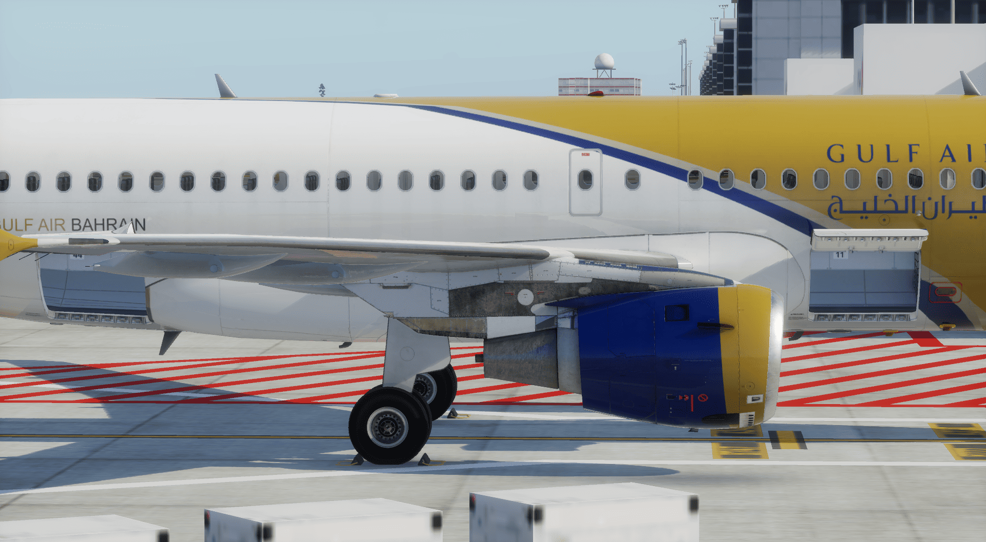Gulf Air engine livery for Carda's CFM - Toliss A319 - X-Plane.Org Forum