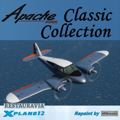 Livery N4457P for PA-23 Apache by RESTAURAVIA.fr - General Aviation - X ...