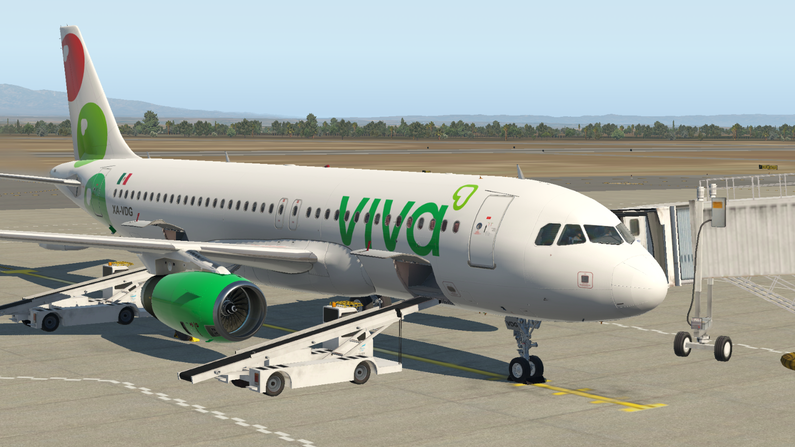 FlightFactor A320ceo IAE Viva (New Livery, ex VivaAerobus) XA-VDG ...