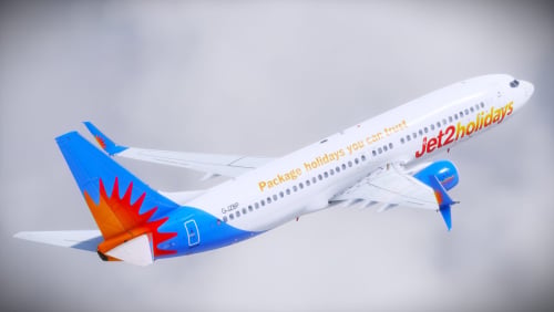 LevelUp 737-800 Jet2 Holidays (3-Pack) 4K - Other Aircraft Livery - X ...
