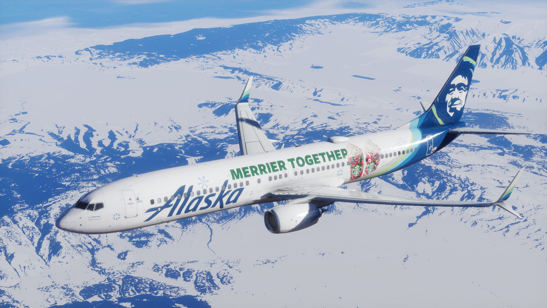 Alaska Airlines "Merrier Carrier" N238AK for LevelUP 737-900ER - Other ...
