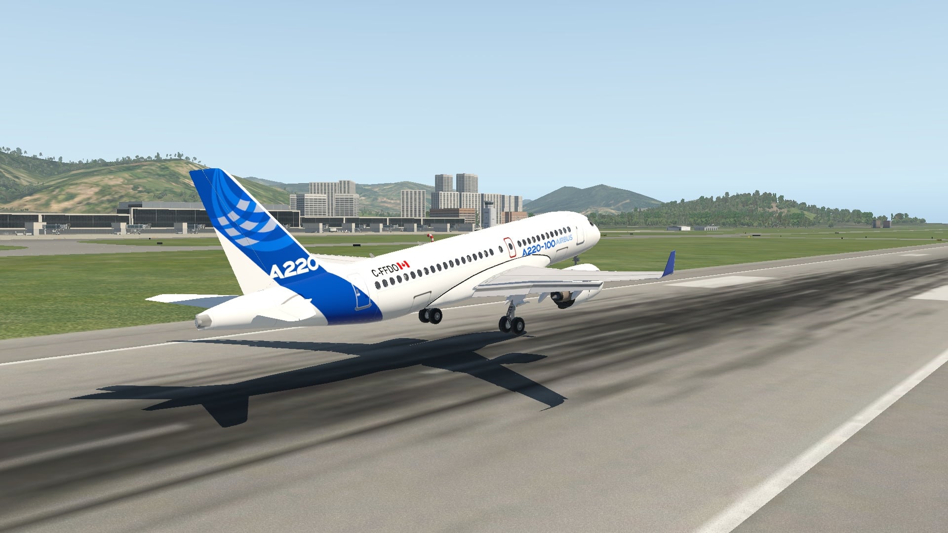 Airbus House Blue Zombie Studios A220-100 - Other Aircraft Livery - X ...
