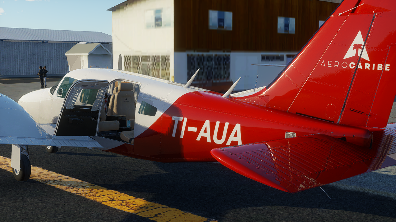 TI-AUA Aero Caribe Air Charter CIS Piper Seneca II - Other Payware ...