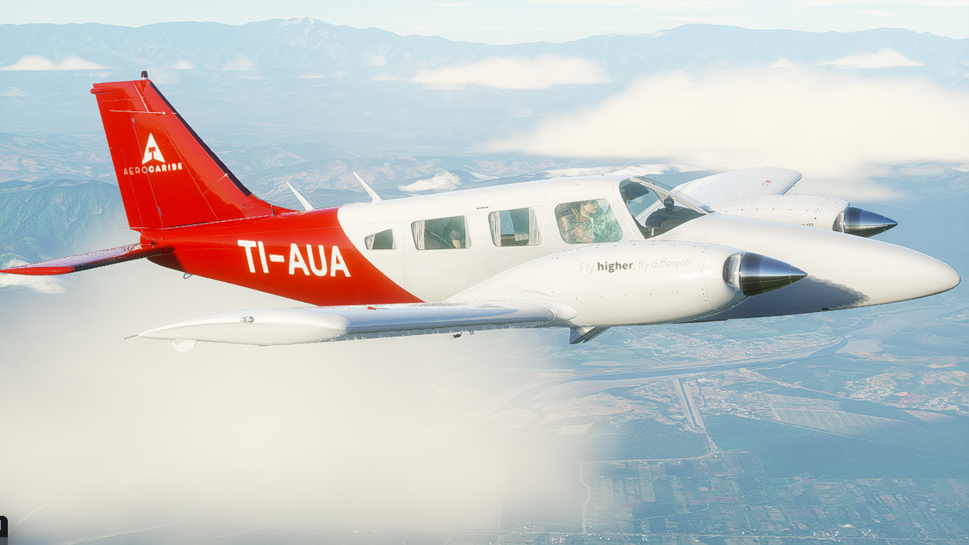 TI-AUA Aero Caribe Air Charter CIS Piper Seneca II - Other Payware ...