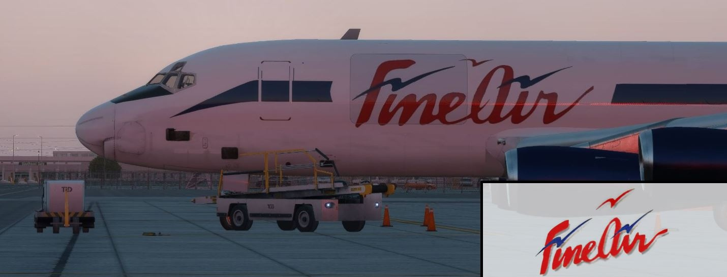 Fine Air Wilson DC-8-54F (N54FA) - Other Aircraft Livery - X-Plane.Org ...