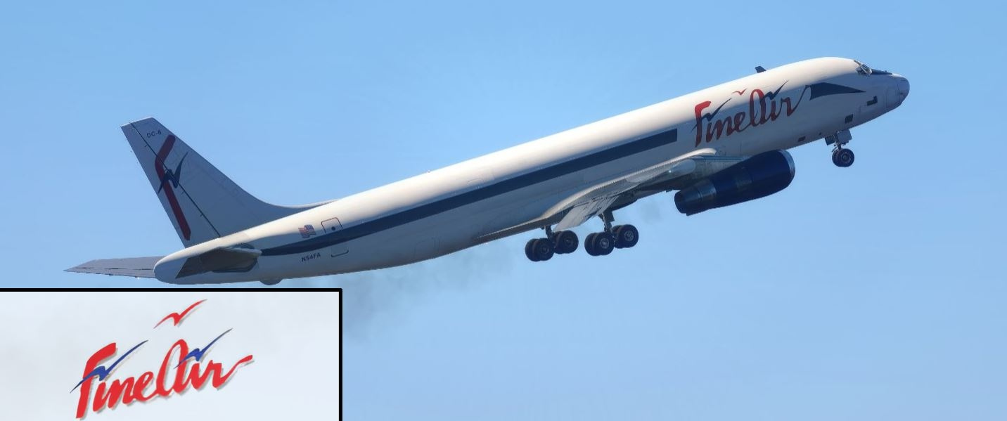 Fine Air Wilson DC-8-54F (N54FA) - Other Aircraft Livery - X-Plane.Org ...