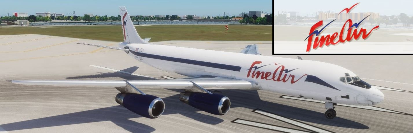 Fine Air Wilson DC-8-54F (N54FA) - Other Aircraft Livery - X-Plane.Org ...