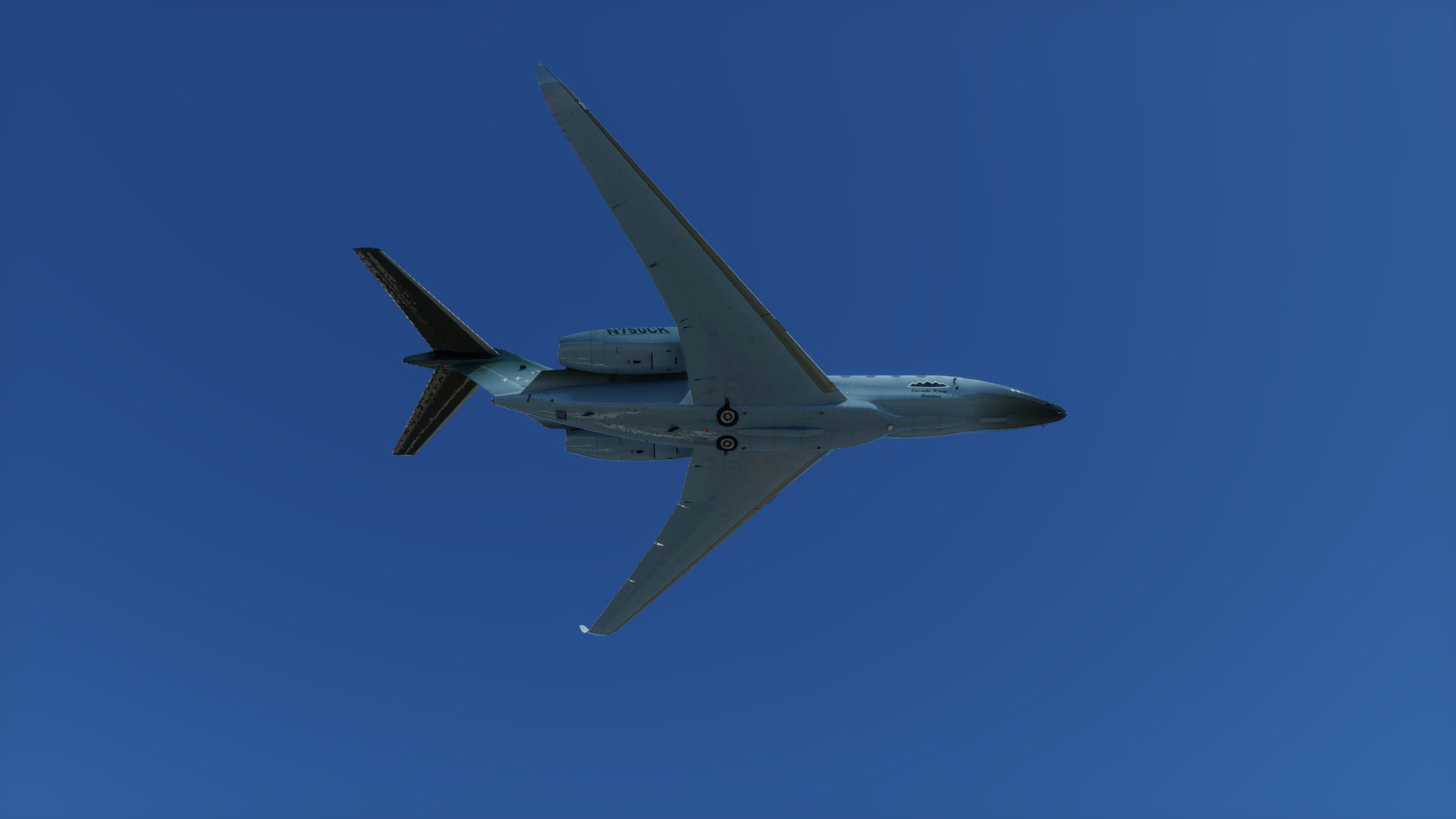 Default Cessna Citation X fictional Cascade 3 N750CK - Default X-Plane ...