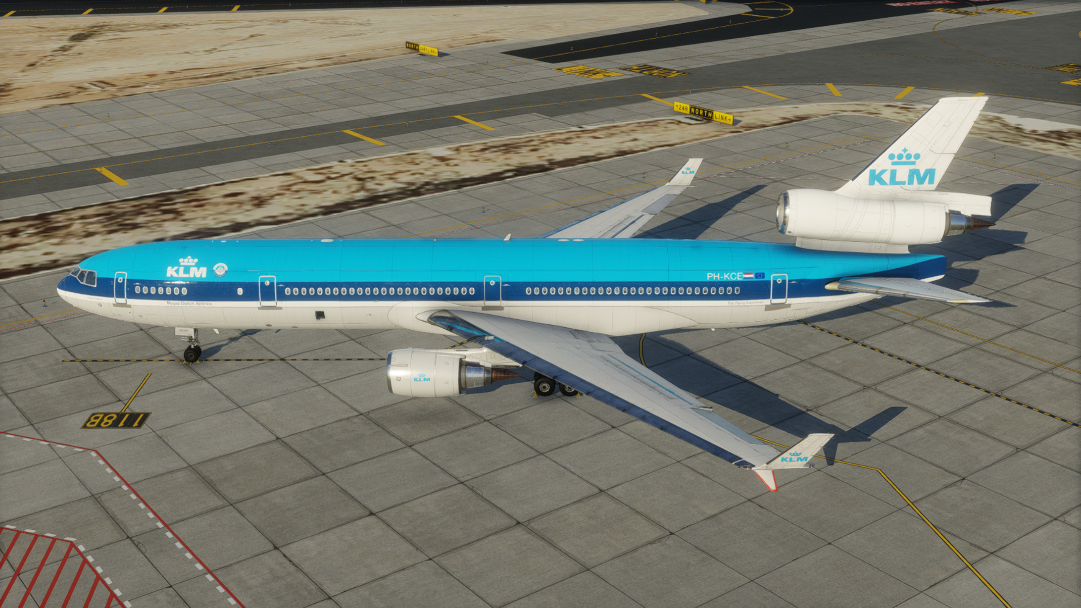 Rotate MD-11P - KLM (1998) [KLM-KL] - PH-KCE - Rotate MD-11 - X-Plane ...