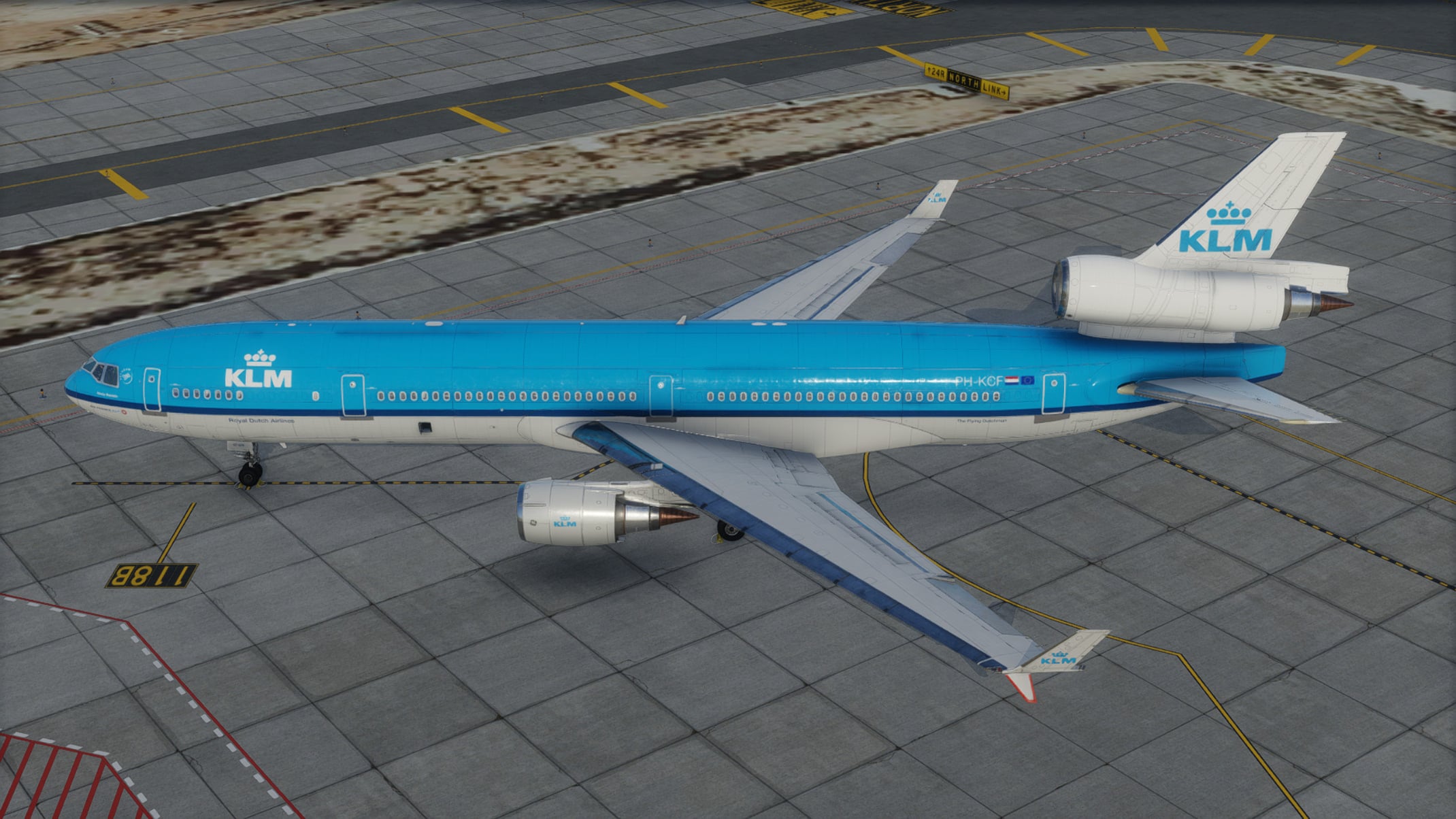 Rotate MD-11P - KLM (2005) [KLM-KL] - PH-KCF - Rotate MD-11 - X-Plane ...