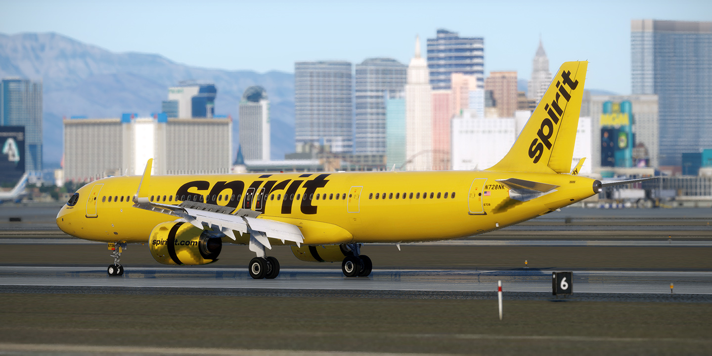 Toliss A321neo Spirit Airlines (N728NK) - UHD 8K and 4K textures ...